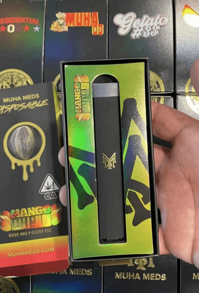 Muha Meds 1000mg Disposable Top Rated Delta 8 Brands CBD Vape Pod Sale