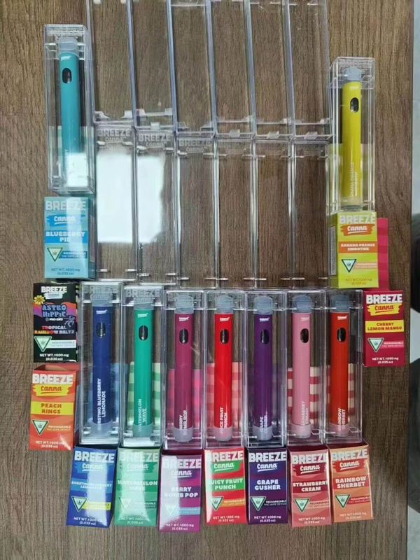 Breeze Disposable Wholesale Rechargeable 1g THC Vape Pen
